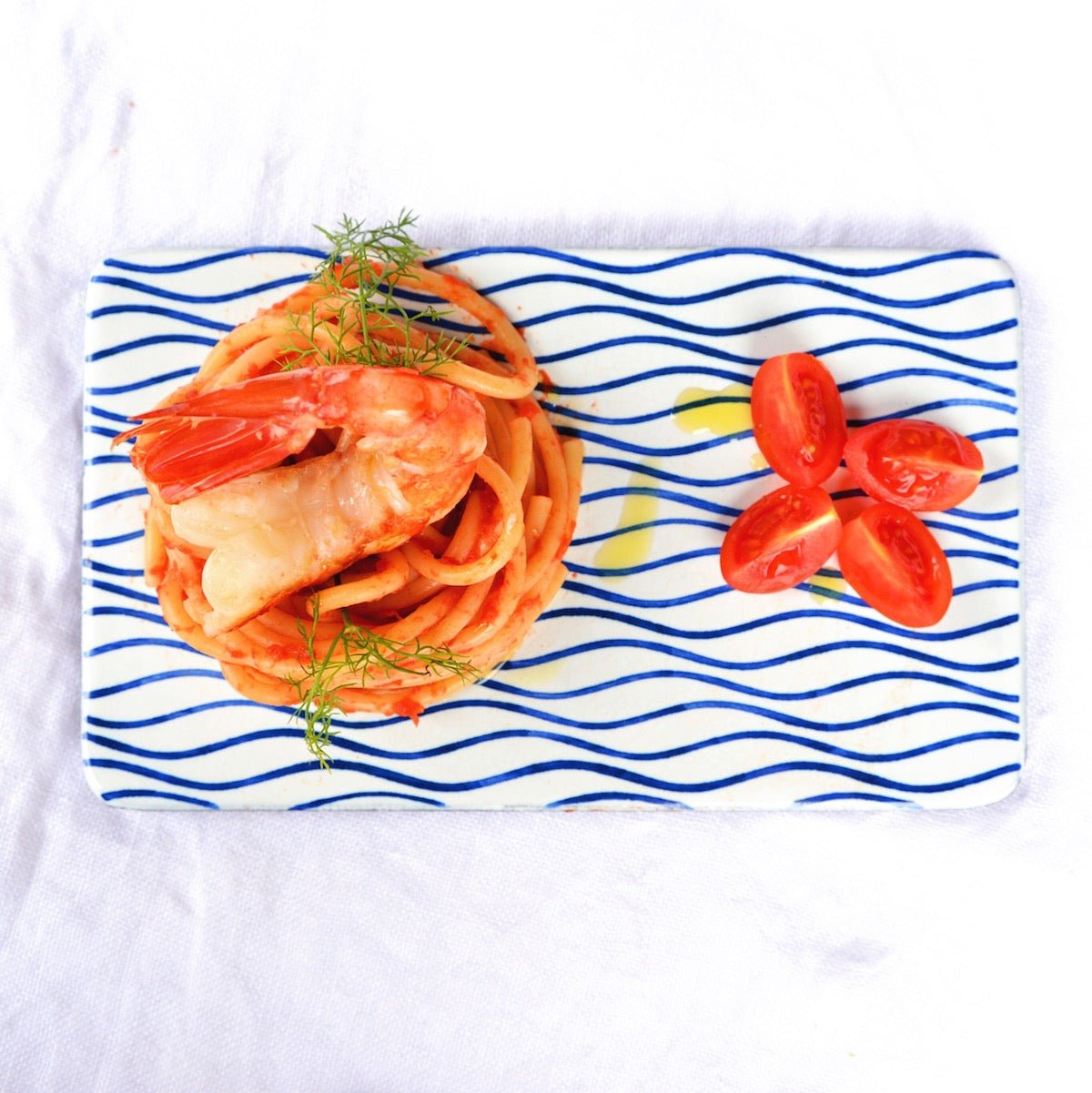 Red Prawn Spaghettoni w/ Tomato Sauce Recipe | Shop Italian Ingredients ...