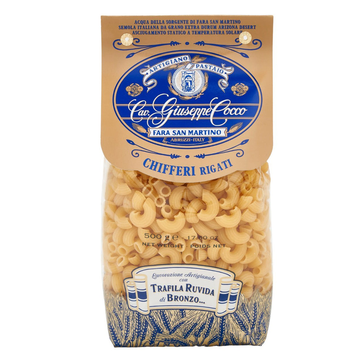 Cocco Chifferi Rigati Durum Wheat Pasta 500g – Classic Italian Comfort ...