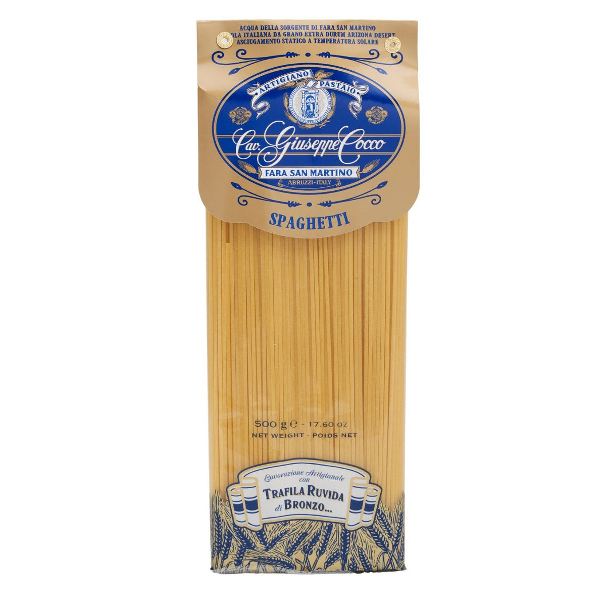 Cocco Spaghetti Durum Wheat Pasta 500g – Artisan Italian Spaghetti ...