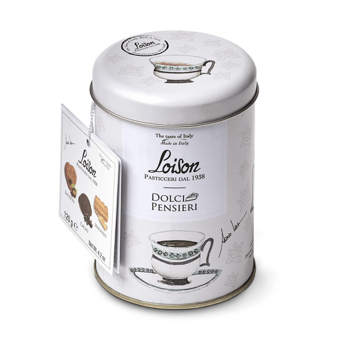 Loison Bacetto, Chocolate and Maraneo Shortbread Assorted Biscuits 120g ...