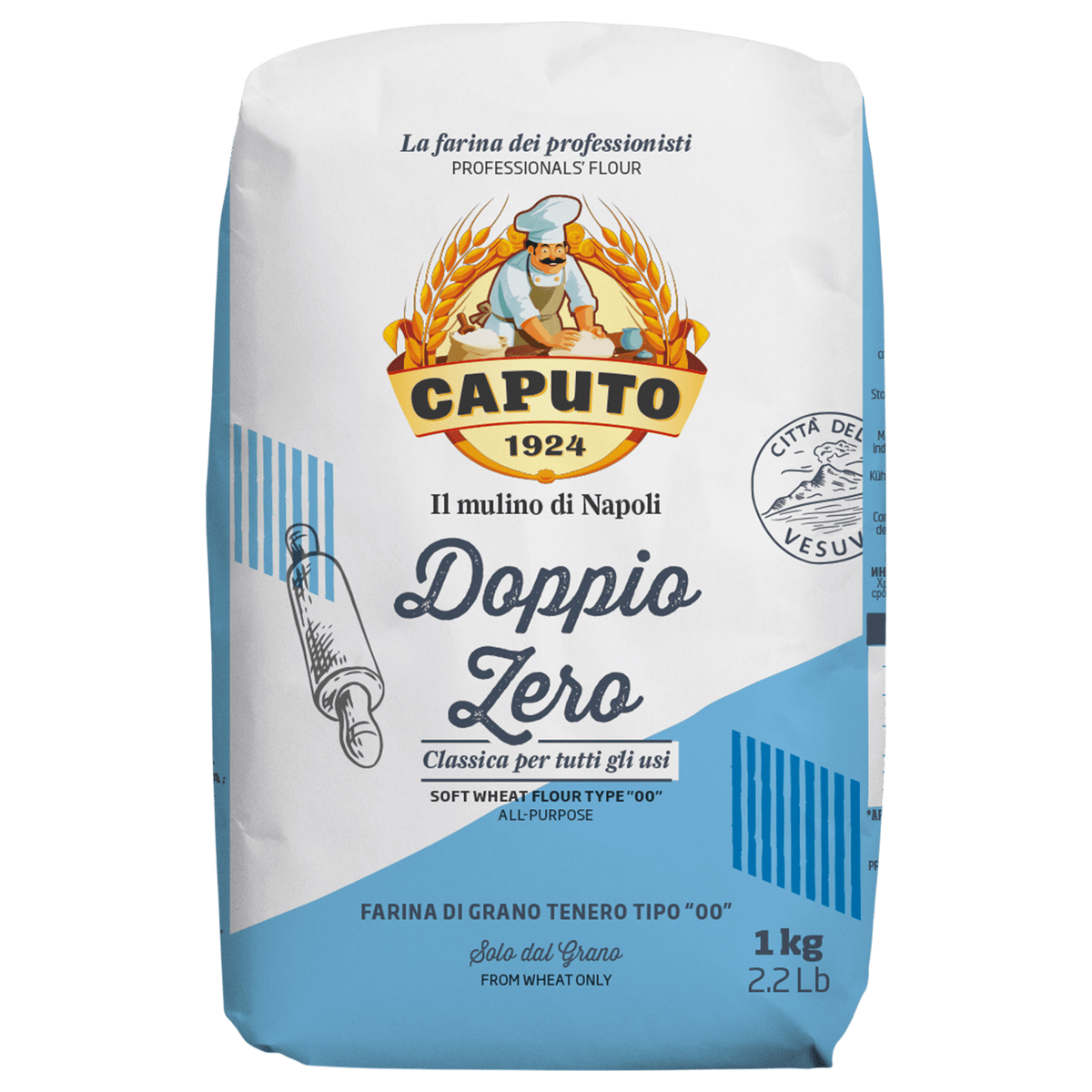 Caputo Doppio Zero Blue Flour 1kg — Feast Italy