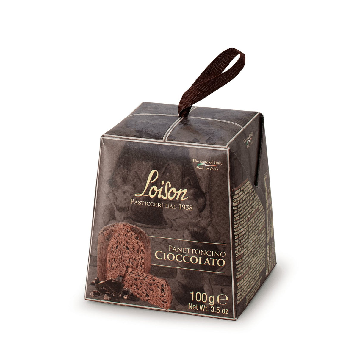 Loison Mini Chocolate Panettone - Petite Delight with Dark Chocolate ...